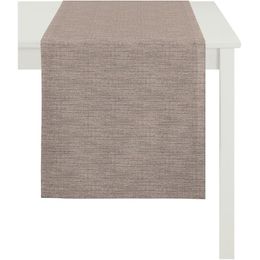Apelt Tischl&auml;ufer &raquo;Avalon, Uni-Basic&laquo; rosa Polyester B/L: 46cm x 135cm, 1 Stk., rechteckig