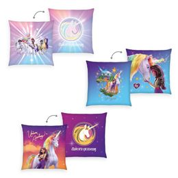 Dekokissen &raquo;&laquo; hochfarbig bedruckt bunt Polyester B/L: 40cm x 40cm, 3 Stk.