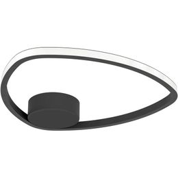 Eglo LED Deckenleuchte &raquo;MOSCHELLA Deckenlampe - Stahl, Alu - LED - 9,7W - IP20&laquo; LED-Modul 1 Stk. Kaltwei&szlig; Neutralwei&szlig; Warmwei&szlig; Wohzimmerlampe, 