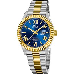 Lotus Herren Quarzuhr &raquo;Freedom Collection&laquo; Armbanduhr, Herrenuhr, Edelstahlarmband, analog, Tag Einheitsgr&ouml;&szlig;e