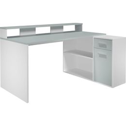 Home Affaire Schreibtisch &raquo;Chester&laquo; 2 Stk. tlg. Gamingtisch mit Lowboard - Arbeitstisch Ma&szlig;e (B/T/H) 160/115/92 cm B/H/T: 160cm x 92cm x 115cm