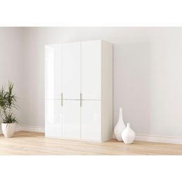 Musterring Kleiderschrank &raquo;Imola W&laquo; inkl. Einlegeb&ouml;den und Kleiderstangen, mit Glas- und Spiegelt&uuml;ren grau Floatglas, Holzwerkstoff B/H/T: 148,4cm x 236cm x 58cm