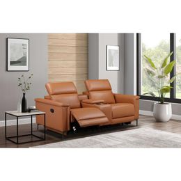 OTTO home 2-Sitzer &raquo;LUND,Lederoptik, Kinosofa, Relaxfunktion, TV-Sessel, man./elektrisch&laquo; elektri. mit USB-A, Kopfteilverstellung, Getr&auml;nkehalter u. 