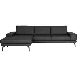 Die PlanBar Ecksofa &raquo;PN-EM20061, wahlweise frei im Raum stellbar&laquo; wahlweise mit echt bezogenem R&uuml;cken und Sitztiefenverstellung B/H/T: 310cm x 86cm x 