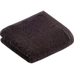 Vossen Gaestehandtuecher &raquo;Vegan Life&laquo; im Set, 100% vegan grau Webfrottier, Obermaterial: 100% Baumwolle B/L: 40cmx60cm, 3 Stk., Webfrottier