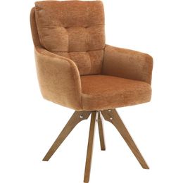 Home Affaire Esszimmerstuhl &raquo;Sant Tropez&laquo; (Set) 2 Stk. gelb B/H/T: 60cm x 92cm x 67cm, 2 Stk., uni, 2er Set