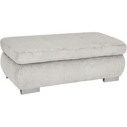 Die PlanBar Hocker &raquo;MP-IN16037&laquo; mit Stauraum grau 88% Polyester, 12% Polyamid B/H/T: 129cm x 47cm x 64cm, Cord