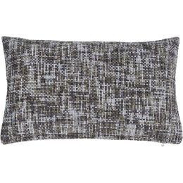 done. Dekokissen &raquo;Twist&laquo; Geflochtene Optik grau Polyester B/L: 40cm x 60cm, 1 Stk.