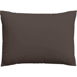Schlafgut Kissenbezug &raquo;Premium Kissenbezug Knitted Jersey (1 St)&laquo; Ton-in-Ton Rei&szlig;verschluss, Bio-Baumwolle mit Elasthan, Uni, OEKO Tex beige Jersey, 