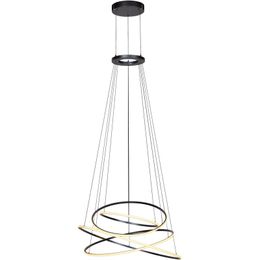 Neuhaus PURE LED Pendelleuchte &raquo;PURE E-Flying Rings&laquo; LED-Board 1 Stk. warmwei&szlig; - kaltwei&szlig; e-LIFT Funktion, CCT, dimmbar &uuml;ber Fernbedienung 1, &Oslash; 110cm 