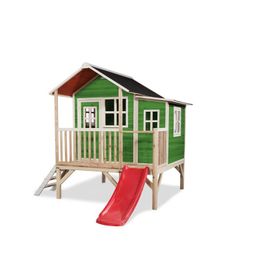 EXIT Spielturm &raquo;Loft 350&laquo; gr&uuml;n Holz Einheitsgr&ouml;&szlig;e