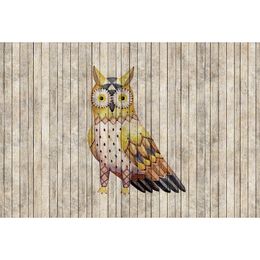 Livingwalls living walls Fototapete &raquo;Walls by Patel Fairy Tale 1&laquo; glatt Vlies, Wand, Schr&auml;ge beige Vlies B/L: 4m x 2,7m
