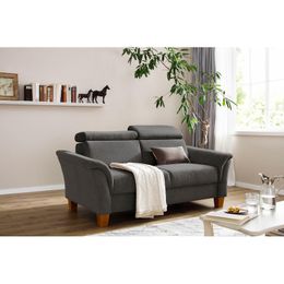 OTTO home 2,5-Sitzer &raquo;Conville&laquo; inkl. Kopfteilverstellung braun 100% Polyester B/H/T: 180cm x 84cm x 93cm, Webstoff, inkl.Kopfteilverstellung, ohne 