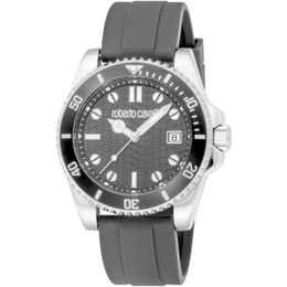Roberto Cavalli Herren Roberto Cavalli Quarzuhr &raquo;Men&laquo; Armbanduhr, Herrenuhr, analog schwarz Einheitsgr&ouml;&szlig;e