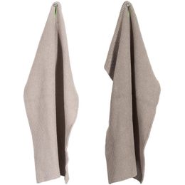 Pad Geschirrtuch &raquo;MONTE&laquo; Wischtuch, 100% Baumwolle, 30x45 cm, Uni Farben, Strickoptik beige 100% Baumwolle 2, 100 % Baumwolle