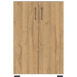 Germania Aktenschrank &raquo;Profi 3.0&laquo; erh&auml;ltlich in zwei H&ouml;hen wei&szlig; Holzwerkstoff Wei&szlig;, B/H/T: 80cm x 123cm x 40cm, T&uuml;ren: 2 Stk.