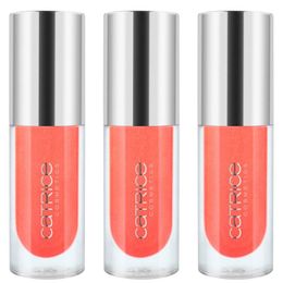 Catrice Damen Lipgloss &raquo;ETERNAL RED Cherry Bomb Lip Oil&laquo; Satte Farbe, gl&auml;nzendes Finish, geschmeidig mit Plumping-Effekt. orange Einheitsgr&ouml;&szlig;e