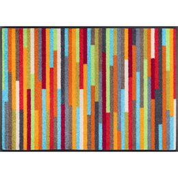 wash+dry by Kleen-Tex Teppich &raquo;Mikado Stripes&laquo; rechteckig 7 mm H&ouml;he modernes Streifen Design, rutschhemmend, waschbar bunt Kunstfaser B : 60cm 1 Stk.,