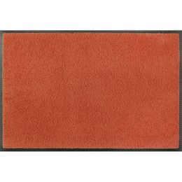 wash+dry by Kleen-Tex L&auml;ufer rechteckig 9 mm H&ouml;he orange Gummi B : 40cm 1 Stk., 9mm, L: 60cm
