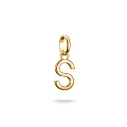Thomas Sabo Damen Thomas Sabo Charm Buchstabe &raquo;Charm Alphabet/Buchstabe - Connect&laquo; gold S