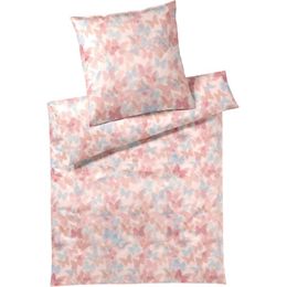Elegante Bettw&auml;sche &raquo;Lucid&laquo; 2 Stk. angenehmes Hautgef&uuml;hl rosa Mako-Batist, Obermaterial: 100% Baumwolle B/L: 155cm x 220cm, 1 Stk., 1 Stk., Mako-Batist, B/L: 