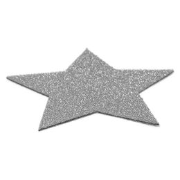 PRIMAflor-Ideen in Textil Platzset &raquo;Stern, Weihnachtsdeko&laquo; auch ideal als Untersetzer oder Dekoration, Gr&ouml;&szlig;e 29,5 cm grau B/L: 29,5cm x 29,5cm, 2 Stk.