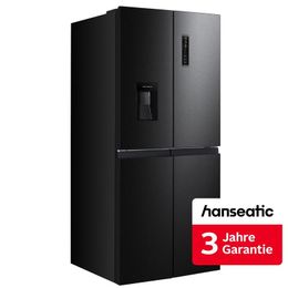 Hanseatic Multi Door &raquo;HCDC18080CWDBI&laquo; 180 cm hoch 79 cm breit inkl. 3 Jahre Herstellergarantie silber Wasserspender