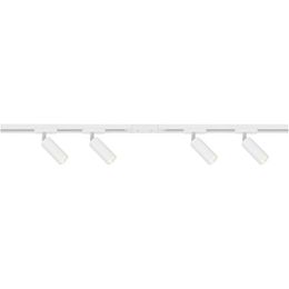 Briloner Leuchten Schienensystem-Sets &raquo;RAIL&laquo; LED-Board 7 Stk. Schienensystem Rail 1,5 m Wei&szlig; 4,5W Decke Wohnzimmer B&uuml;ro K&uuml;che Flur wei&szlig; H: 14cm, 7 Stk.