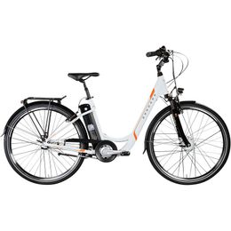Z&uuml;ndapp Z&uuml;ndapp Unisex &raquo;Z510&laquo; 3 Gang Shimano Nexus SC-3C41 Schaltwerk Nabenschaltung Frontmotor 250 W Pedelec, Elektrofahrrad f&uuml;r Damen u. Herren wei&szlig; 48cm, 