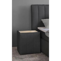 Home Affaire Nachttisch &raquo;Effy&laquo; passend zum Polsterbett, Boxbett oder Boxspringbett Effy schwarz B/H/T: 50cm x 53cm x 50cm