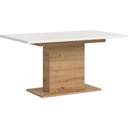 Home Affaire Esstisch &raquo;Motus, ausziehbar 150 -190 cm, inklusive 40 cm Einlegeplatte&laquo; Set, 1 Stk. tlg. S&auml;ulengestell mit Bodenplatte, Tisch, 