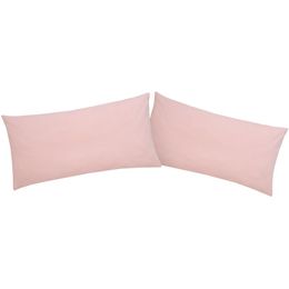 OTTO home Kissenbez&uuml;ge &raquo;Cremona2 100% Baumwoll-Jersey mit Rei&szlig;verschluss&laquo; Kissenh&uuml;lle in diversen Gr&ouml;&szlig;en rosa Jersey, Obermaterial: 100% Baumwolle B/L