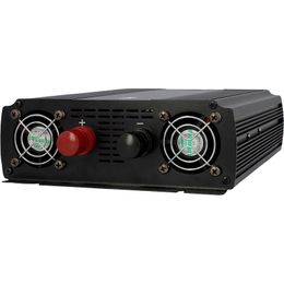 AEG Spannungswandler &raquo;ST 1000 (10057)&laquo; schwarz Aluminium 2 x 230 V Steckdose (Schuko) & 1 x USB Anschluss