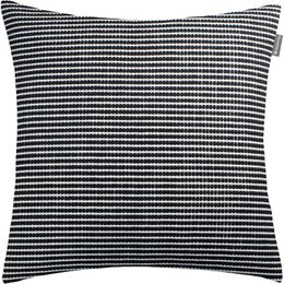 Musterring Dekokissen &raquo;Bricks&laquo; schwarz-wei&szlig; Baumwolle, Polyester B/L: 45cm x 45cm, 1 Stk.