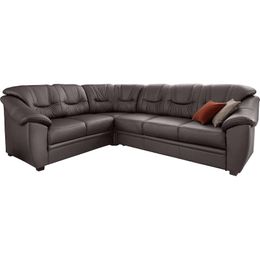 Sit & More sit&more Ecksofa &raquo;Savona&laquo; optional Schlaffunktion, Federkern braun PRIMABELLE -Microfaser (100% Polyester);SOFTLUX /Struktur (Korpus in Kunstleder, 