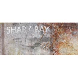 ARCHITECTS PAPER Fototapete &raquo;Shark Bay&laquo; Vlies, Wand, Schr&auml;ge braun Vlies B/L: 6m x 2,5m