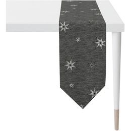 Apelt Tischband &raquo;5842&laquo; silber Polyacryl, Polyester, Viskose B/L: 21cm x 175cm, 1 Stk.