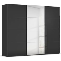 Rauch Schwebet&uuml;renschrank &raquo;Kleiderschrank Schrank Garderobe Schlafzimmerschrank SCALE-FYRA&laquo; edle viergeteilte T&uuml;ren Spiegel/Glas-Mix viele Farben MADE