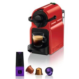 Nespresso Kapselmaschine &raquo;XN1001 Inissia von Krups&laquo; Wassertankkapazit&auml;t: 0,7 Liter, inkl. Willkommenspaket mit 7 Kapseln rot Einheitsgr&ouml;&szlig;e Kapselmaschine