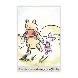 Komar Bild &raquo;Winnie the Pooh Today&laquo; Disney 1 Stk. tlg. Wandbild zur Dekoration im Kinderzimmer - ohne Rahmen bunt Holz, Papier B/H/T: 50cm x 70cm, Disney, 1 