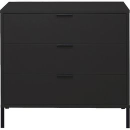 M&auml;usbacher Kommode &raquo;Bonnie&laquo; Kommode mit 3 Schubladen grau Holzwerkstoff B/H/T: 81cm x 80cm x 45cm, 3 Stk.