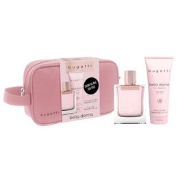 Bugatti Damen Bugatti Duft-Set &raquo;BELLA DONNA&laquo; Set, 3 Kulturbeutel Set 60ml EdP + 100ml Shower Gel Einheitsgr&ouml;&szlig;e