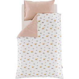 Tr&auml;umeland Babybettw&auml;sche 2 Stk. bunt Jersey, Obermaterial: 100% Baumwolle B/L: 80cm x 80cm, 1 Stk., 1 Stk., Jersey, B/L: 35cm x 40cm, 2 Stk.