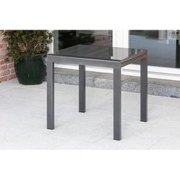 Merxx Gartentisch 70x120 cm grau B/H/T: 70cm x 75,5cm x 120cm
