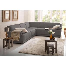 Home Affaire Ecksofa &raquo;Telos mit Boxspring Unterfederung f&uuml;r hohen Komfort, L-Form&laquo; mit Boxspring-Federung f&uuml;r tollen Sitzkomfort. Zeitlos und 