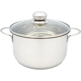 Kr&uuml;ger Fleischtopf &raquo;Saturn&laquo; 1 Stk. tlg. Edelstahl silber 3 l + &Oslash; 20cm + H&ouml;he 12cm