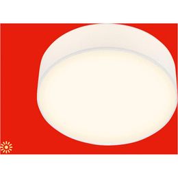 Briloner Leuchten LED Deckenleuchte &raquo;DUCK&laquo; LED-Modul 1 Stk. 30x10,5 cm, Wohnzimmer, Schlafzimmer, Flur, K&uuml;che wei&szlig; 1, &Oslash; 30cm H: 10,5cm, 1 Stk.