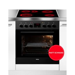 Amica Elektro-Herd-Set &raquo;2013C(G)3.334eETsDpHbQSmEHC 12921 SM&laquo; mit Backauszug Komfortables Kochen und Backen mit leichtem und sicherem Handling schwarz 