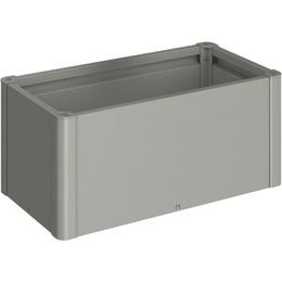 BioHort Hochbeet &raquo;BELVEDERE mini 1x0,5; verschiedene Farben&laquo; 102x53x45 cm, extrem langlebig, aus Metall grau Stahl B/H/T: 103,1cm x 45cm x 54,7cm