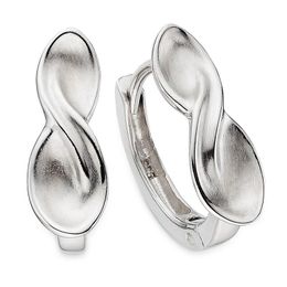 Bruno Banani Damen Paar Creolen &raquo;Schmuck Geschenk Silbercreolen&laquo; Silber 925 (Sterlingsilber)